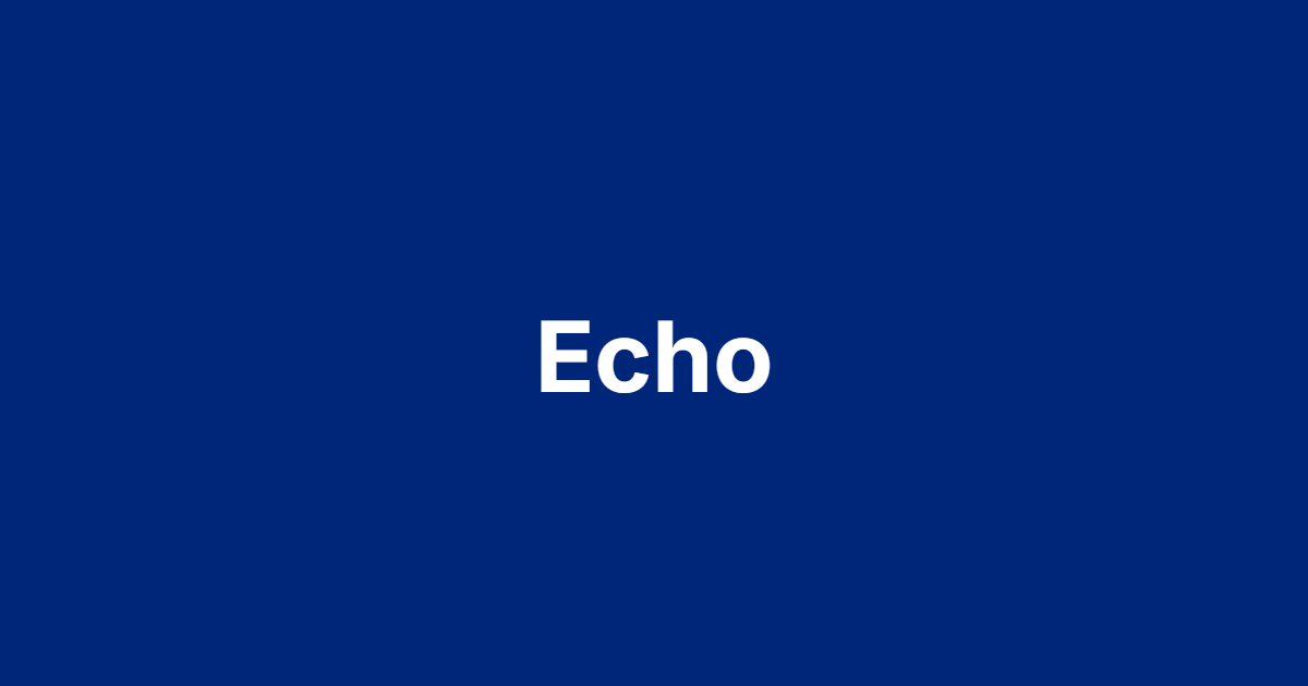Echo
